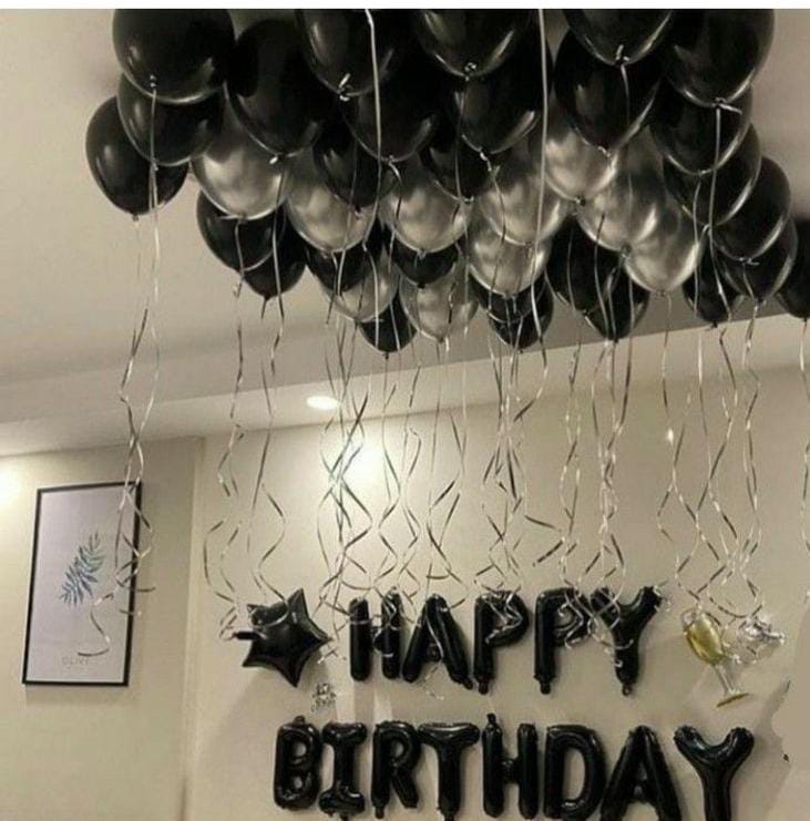 Happy Birthday balloons setup – balloons decoration - buy balloons ...